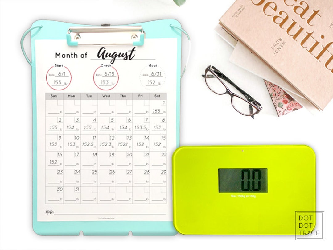 Printable 365 Weight Loss Calendar 365 Weight-loss Calendar Weight Loss ...