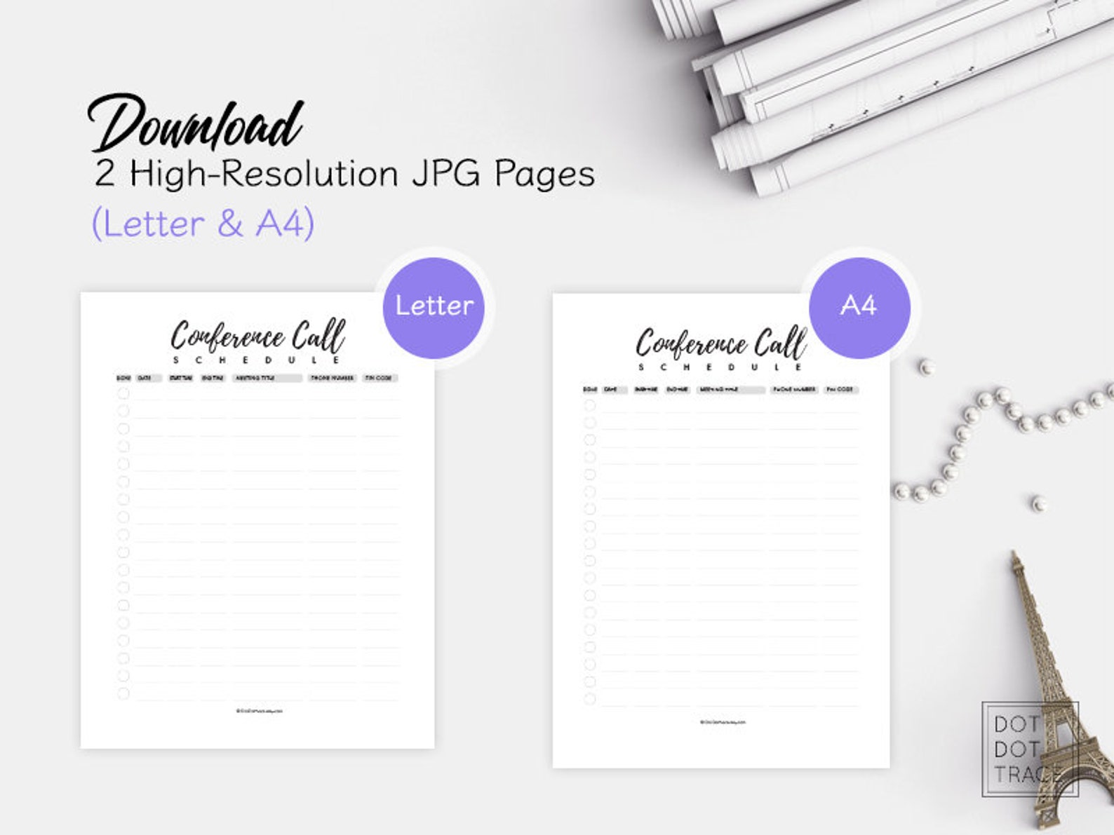 Printable Conference Call Schedule Template Conference Call Log ...