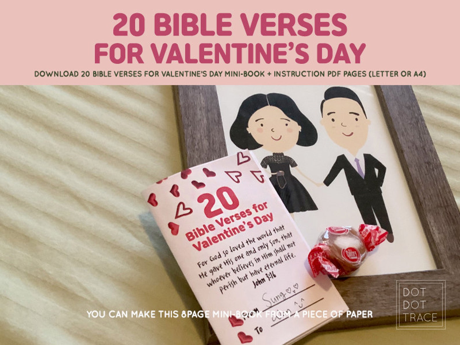 Portable 20 Bible Verses for Valentine's Day Mini-book - Etsy