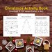 Printable Christmas Activity Book Printable Christmas | Etsy