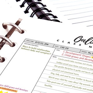 Printable 1page Online Class Notes Lecture Notes Class Note Templates ...