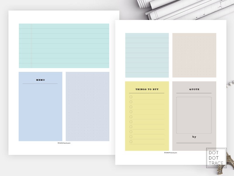 Printable Sticky Notes Templates Essential 23 Sticky Notes 6 Letter ...