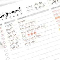 Printable School Planner, Student Organizer, Class Planners and ...