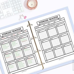 Printable Storage Box Tracker: Moving Inventory List (digital Download ...