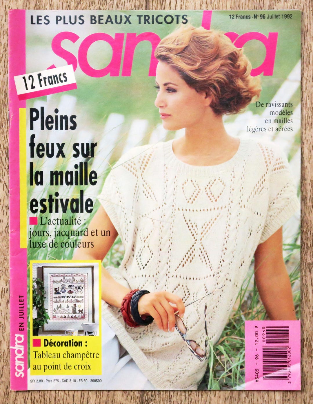 Sandra 96 Knitting Magazine / July 1992, Knitting Catalog, Vintage ...