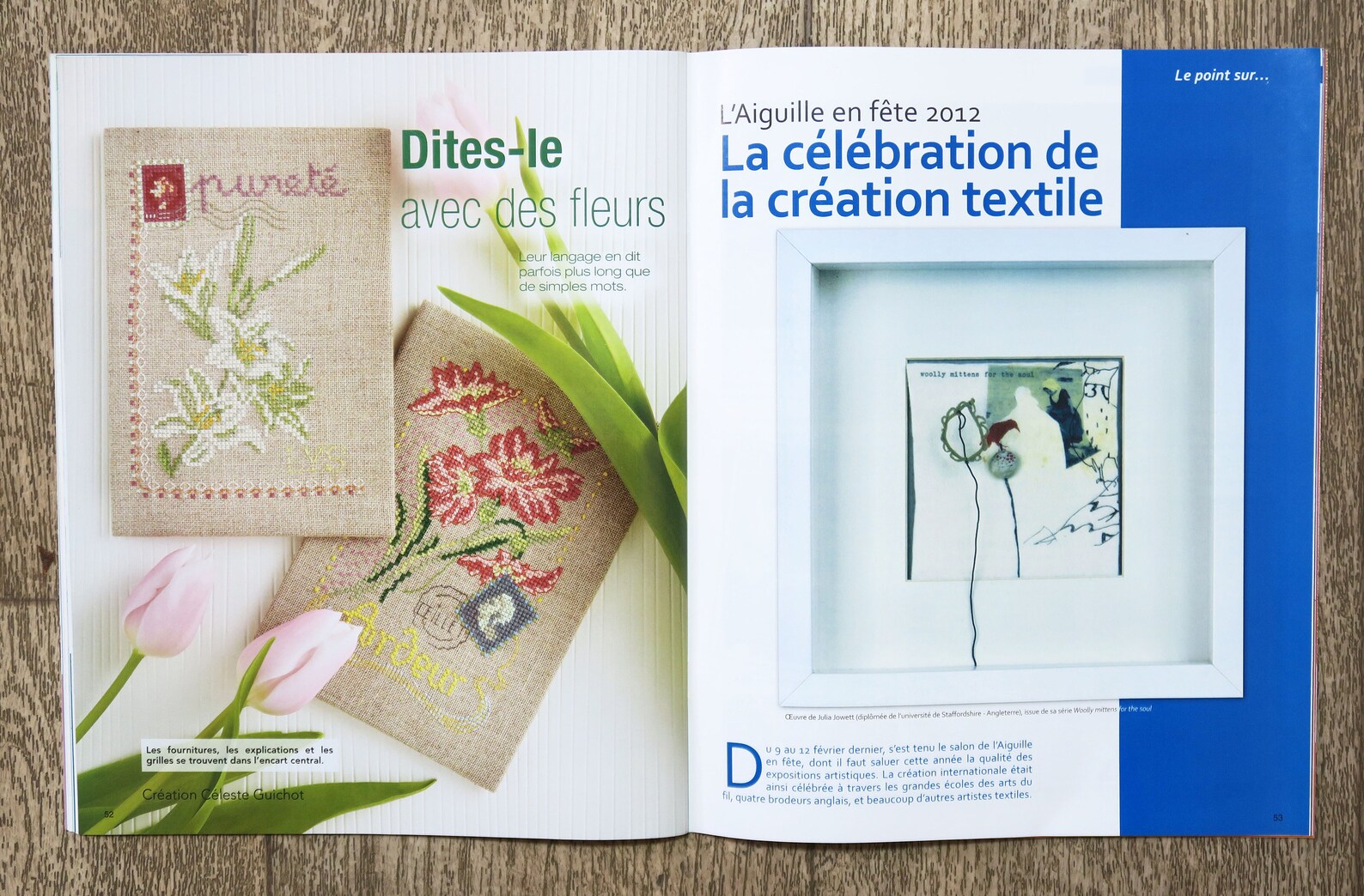 Mains Et Merveilles Magazine / Cross Stitch 90, Embroidery Magazine ...
