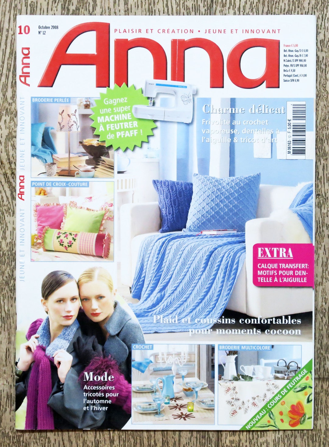 Anna Burda Magazine Manual Works 10/2008, Burda Magazine, Embroidery ...