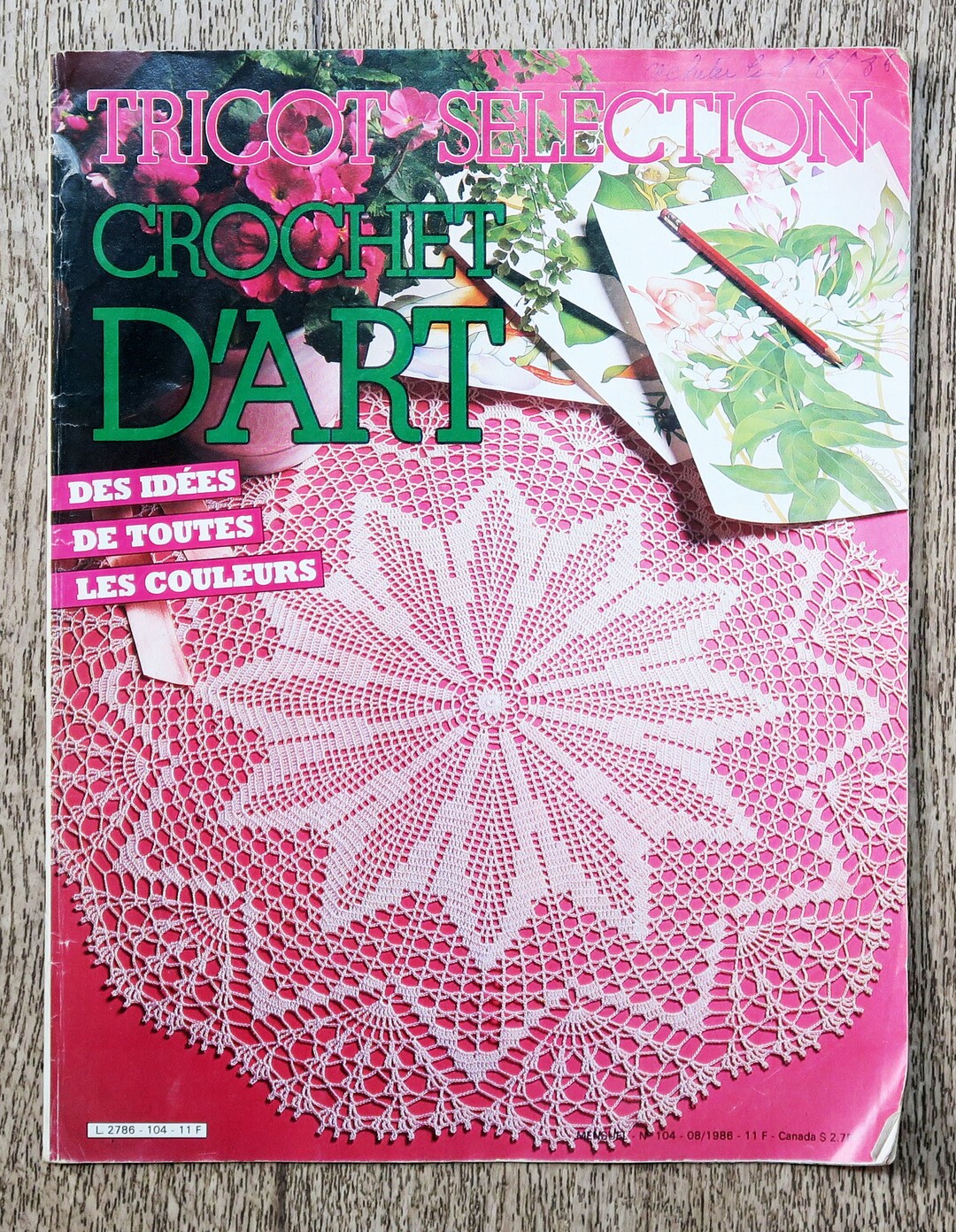 Knitting Magazine Art Crochet Selection 104, Crochet Magazine, Crochet ...
