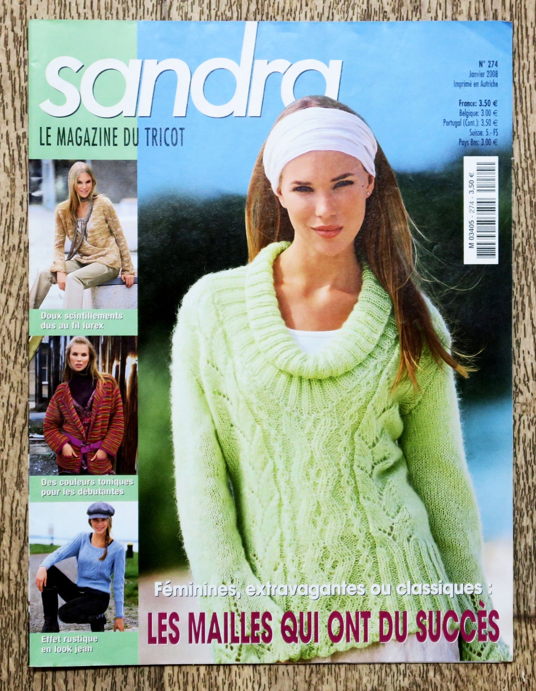 Sandra 274 Knitting Magazine / January 2008, Knitting Magazine ...