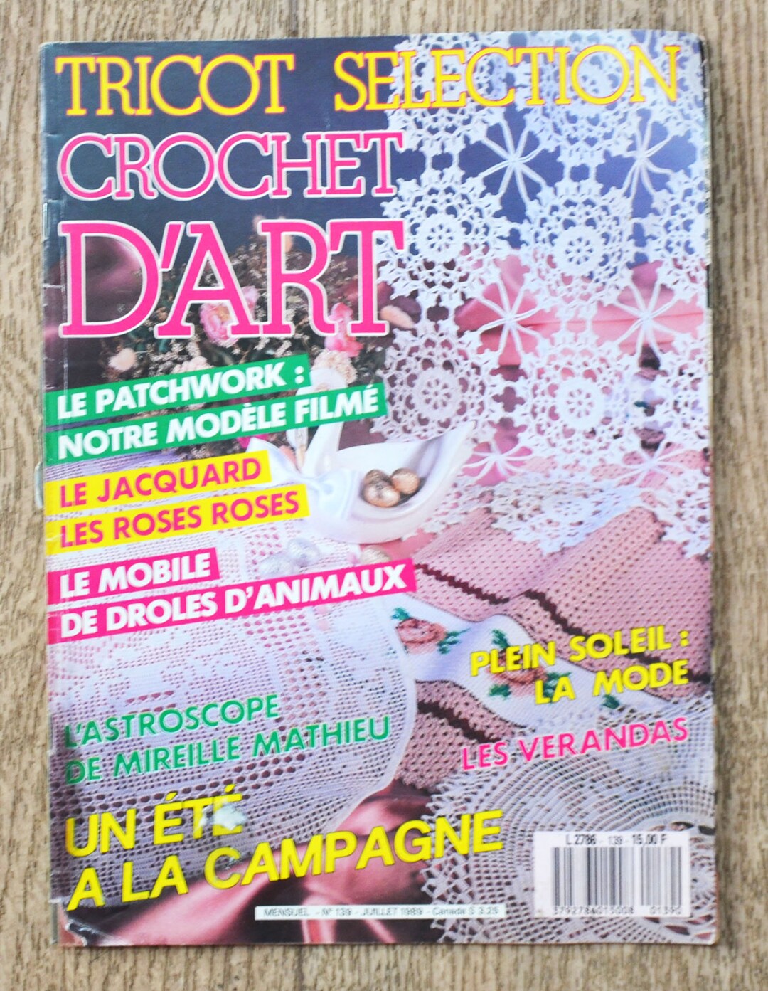 Knitting Magazine Selection / Crochet Art 139, Crochet Magazine ...