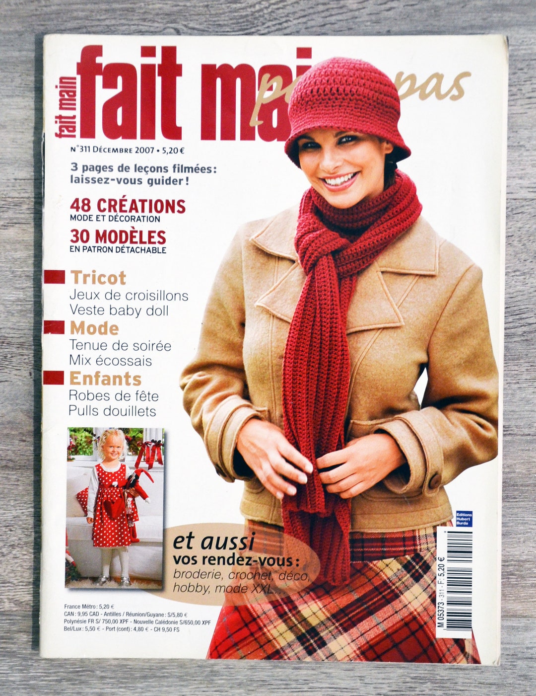 Handmade Magazine Step by Step 311 of December 2007, Sewing Magazine ...