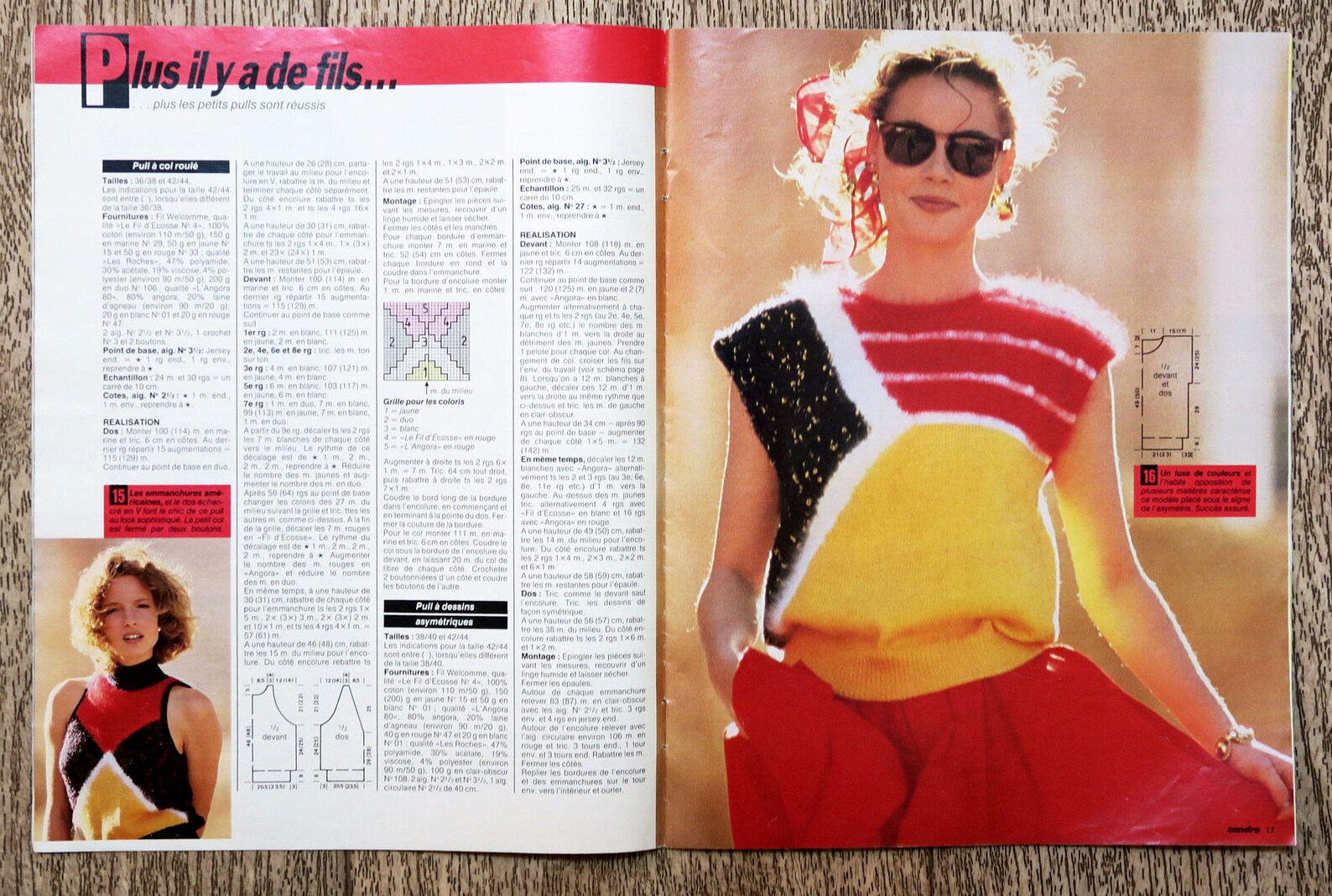 Sandra 46 Knitting Magazine / May 1988, Knitting Magazine, Knitting ...