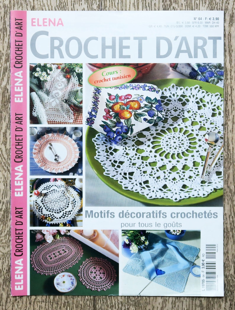 Elena Crochet Art Magazine 64, Crochet Magazine, Crochet Catalog ...