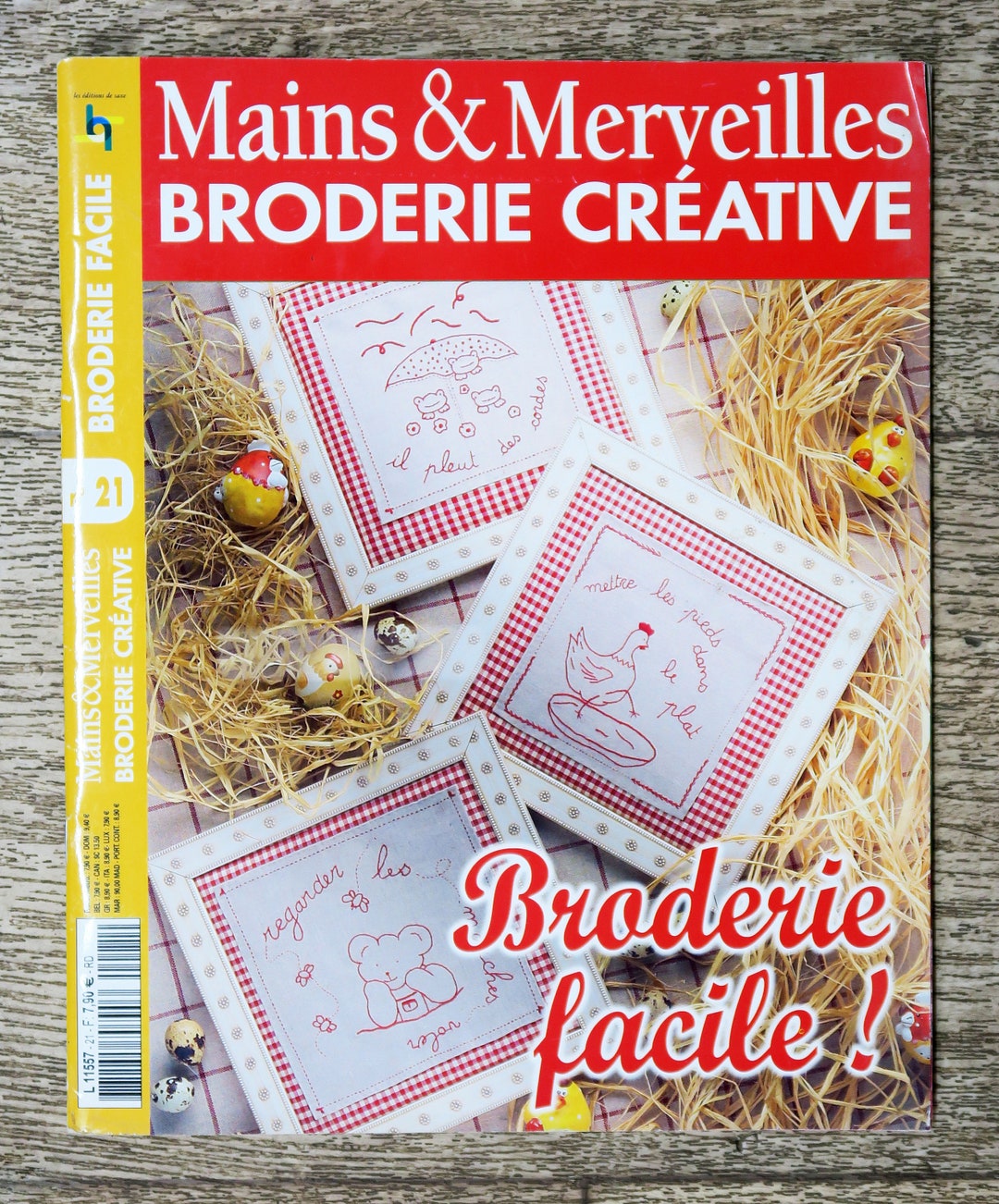 Magazine Mains Et Merveilles 21 / Creative Embroidery, Embroidery ...