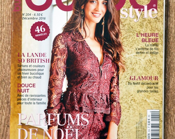 Burda Magazine of December 2016 204, Sewing Magazine, Couture Pattern, Couture Magazine, Burda ...