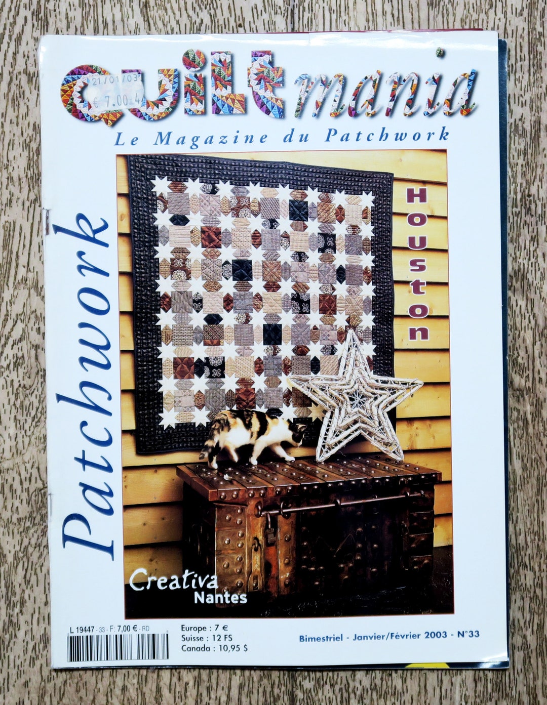 Quiltmania Magazine 33 / January-february 2003, Sewing Magazine ...