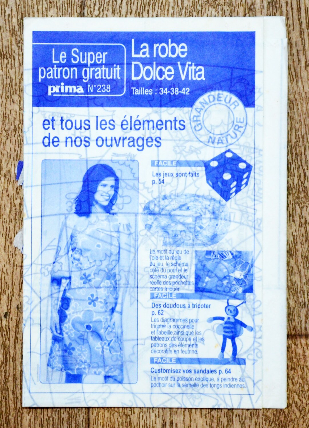 Sewing Pattern Prima 238 / the Dolce Vita Dress, Couture Pattern, Dress ...