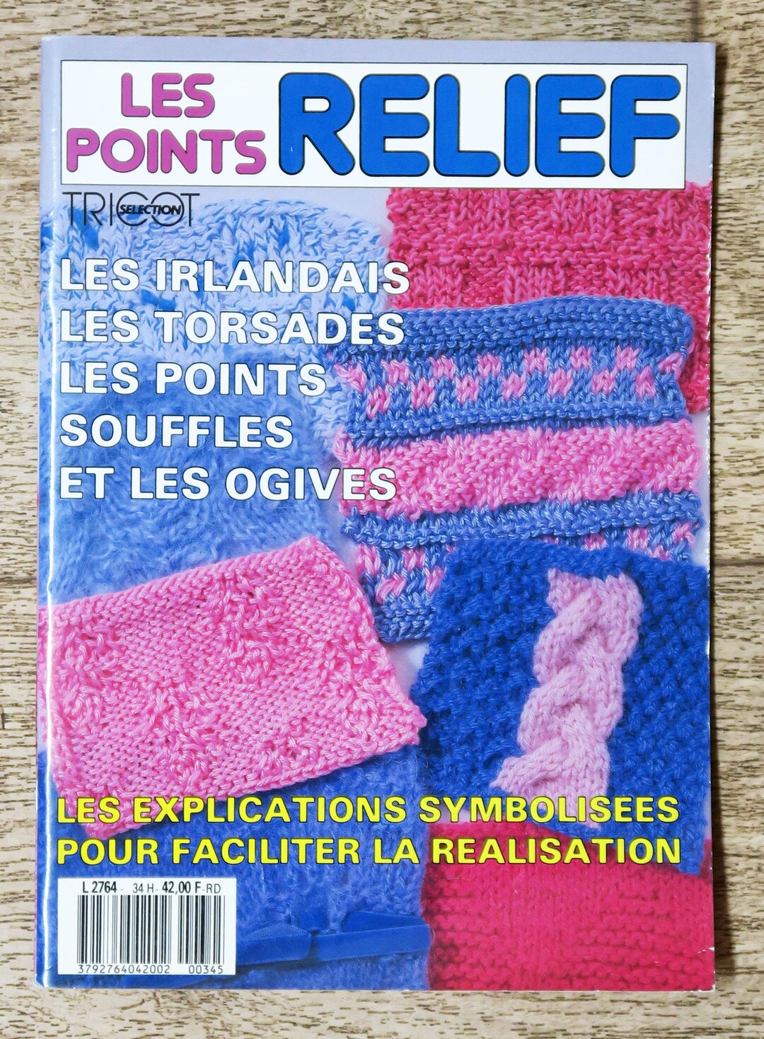 Booklet Les Points Relief, Knitting Book, Knitting Instructions, Irish ...