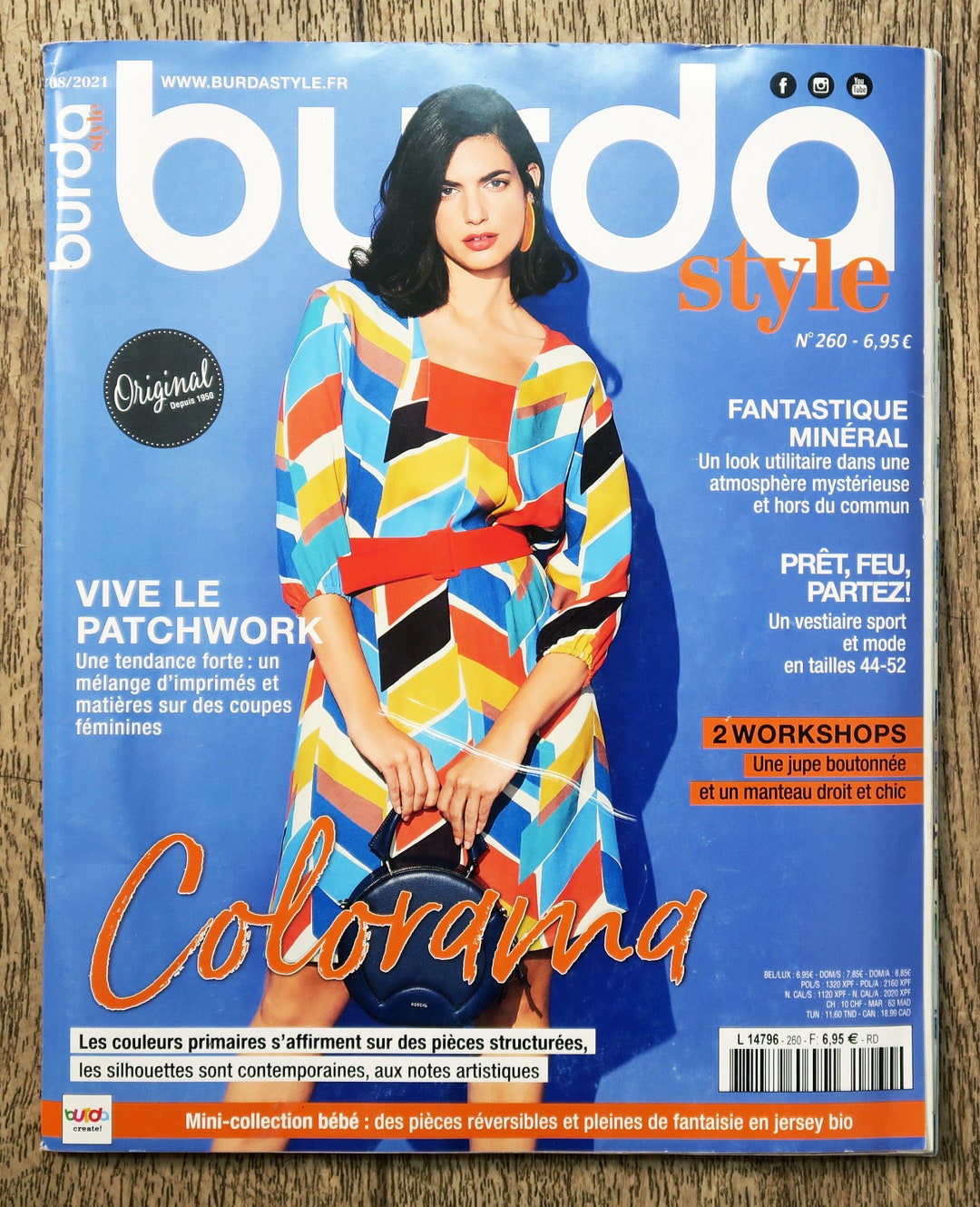 Burda Magazine August 2021 260, Sewing Magazine, Sewing Pattern, Sewing ...