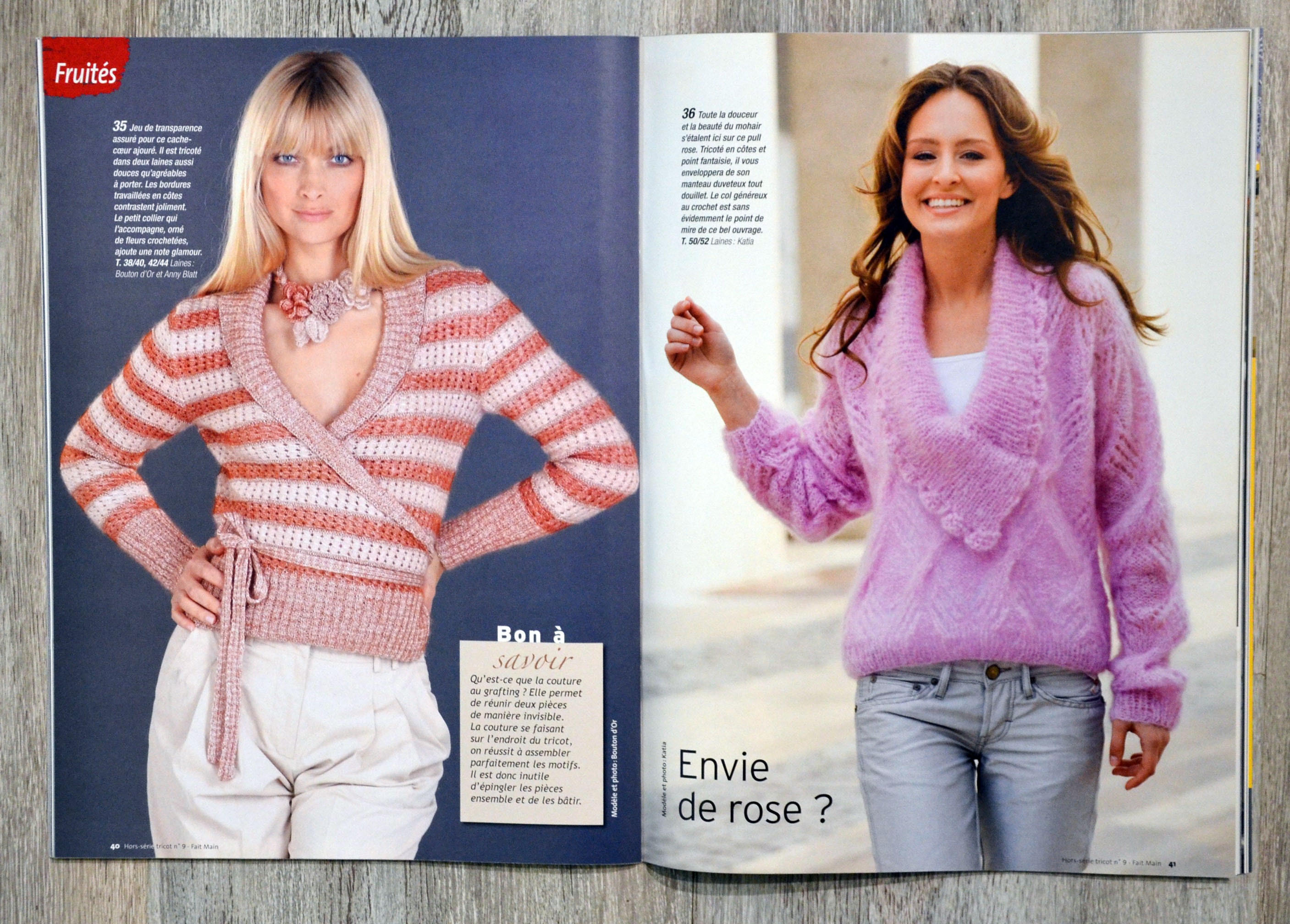 Magazine Fait main Tricot Hors série 9 / Automne 2008 patron - Etsy France