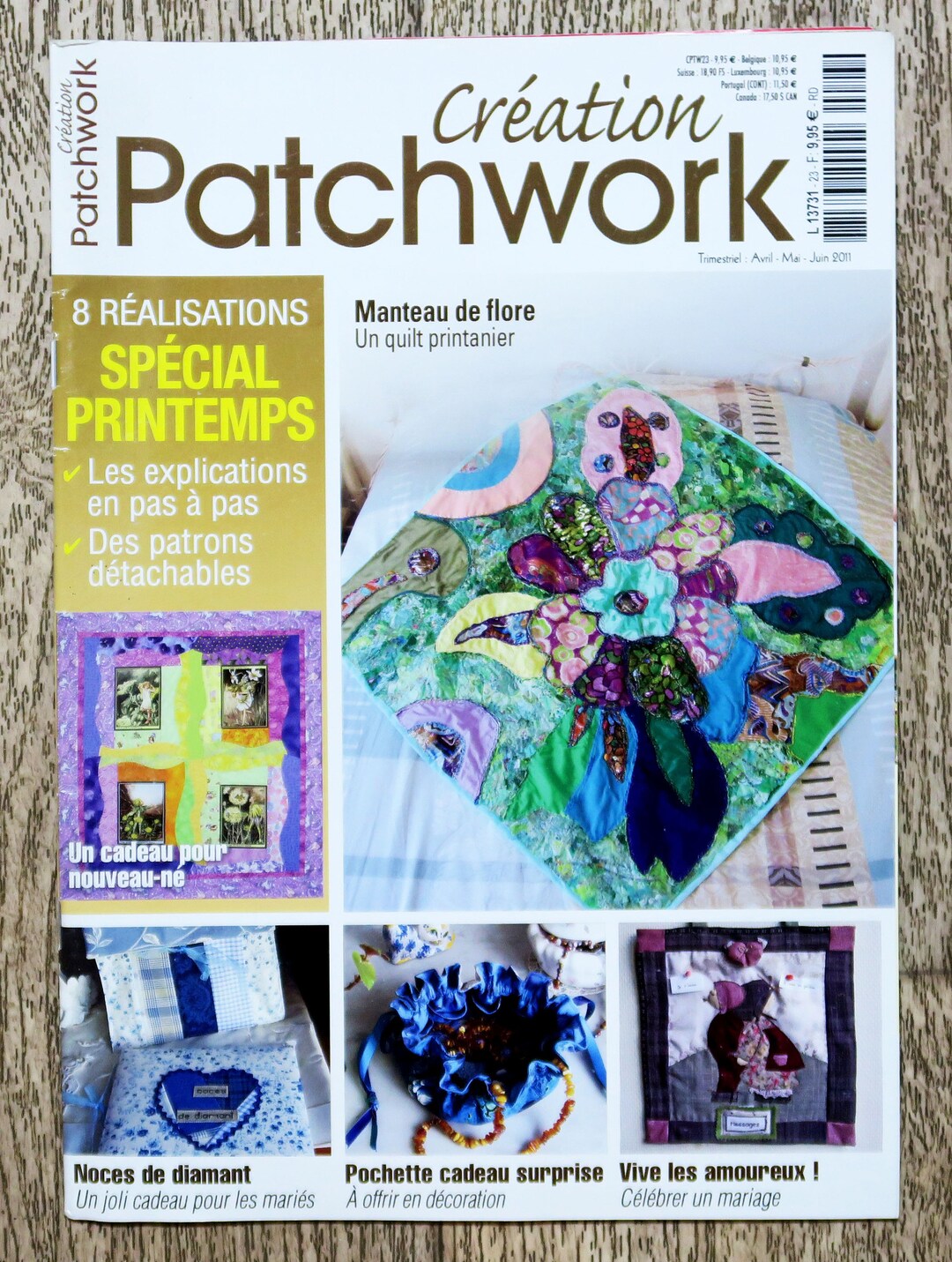 Magazine Création Patchwork De Avril-mai-juin 2011 Patron - Etsy