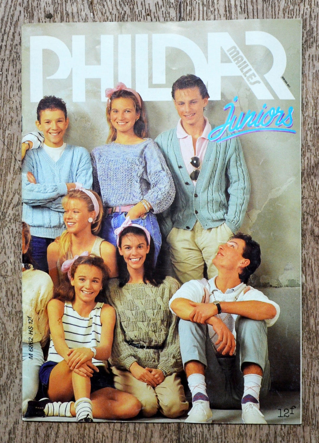 Magazine Phildar Mailles Special Juniors M6862, Knitting Magazine ...