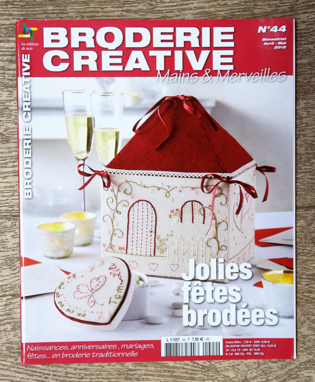 Mains Et Merveilles Magazine / Creative Embroidery 44, Embroidery ...