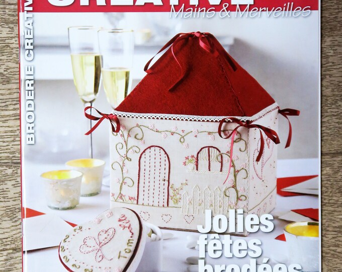 Mains Et Merveilles Magazine / Creative Embroidery 44, Embroidery ...