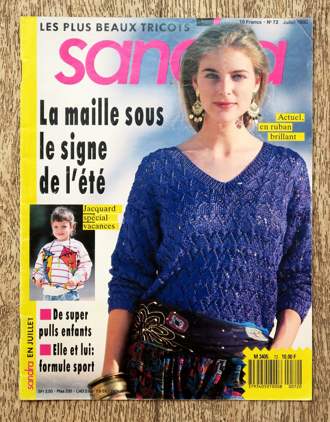 Sandra 72 Knitting Magazine / July 1990, Knitting Magazine, Knitting ...