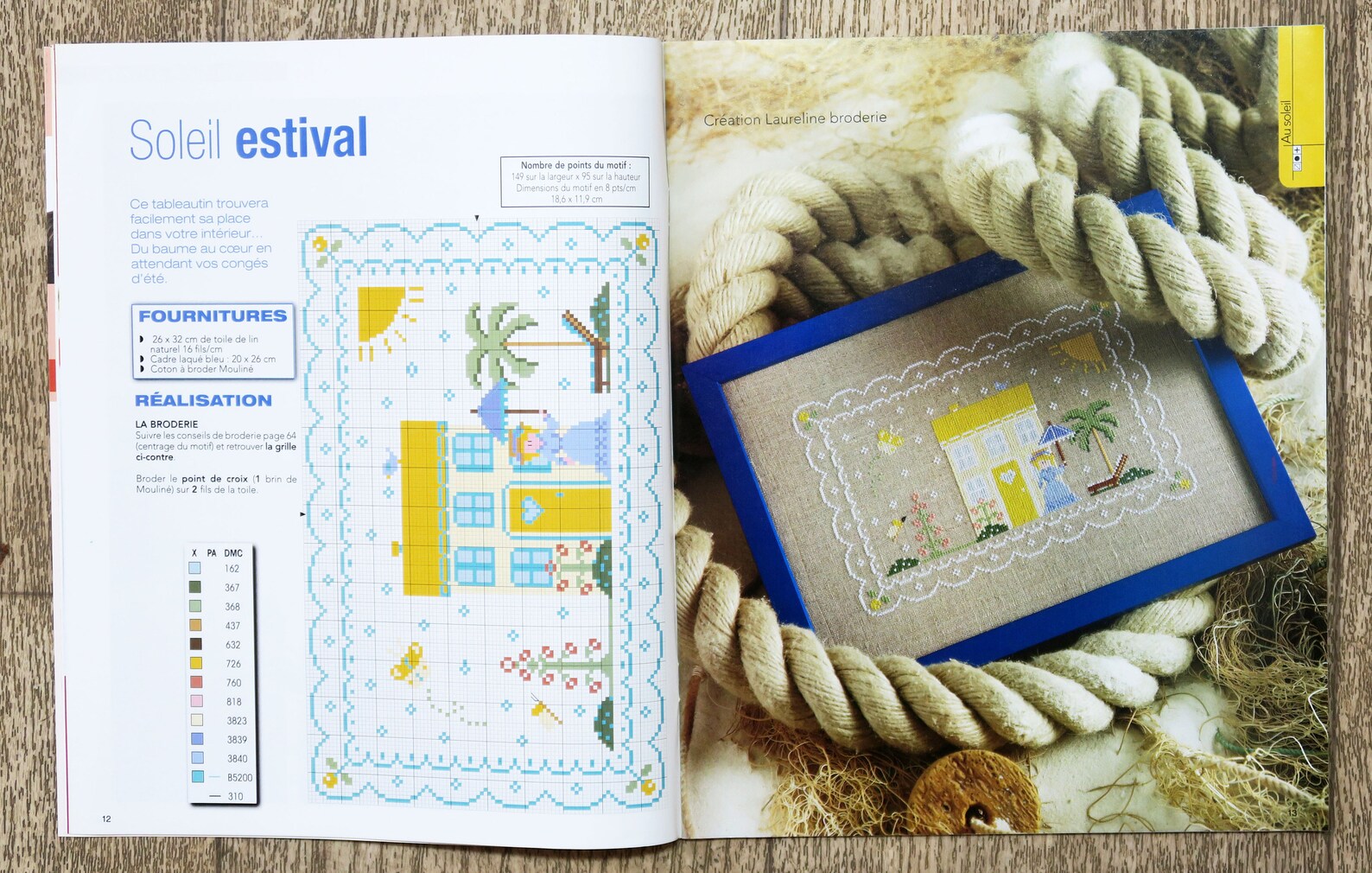 Mains Et Merveilles Magazine / Cross Stitch 90, Embroidery Magazine ...