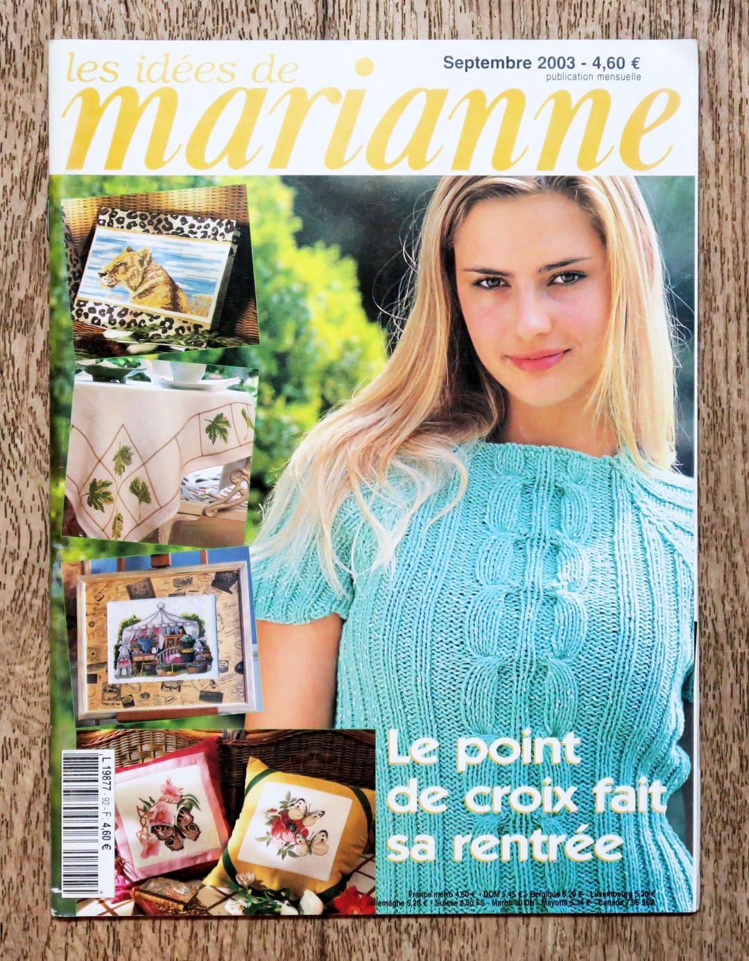 Magazine Les Idées De Marianne / Septembre 2003, Magazine Broderie ...