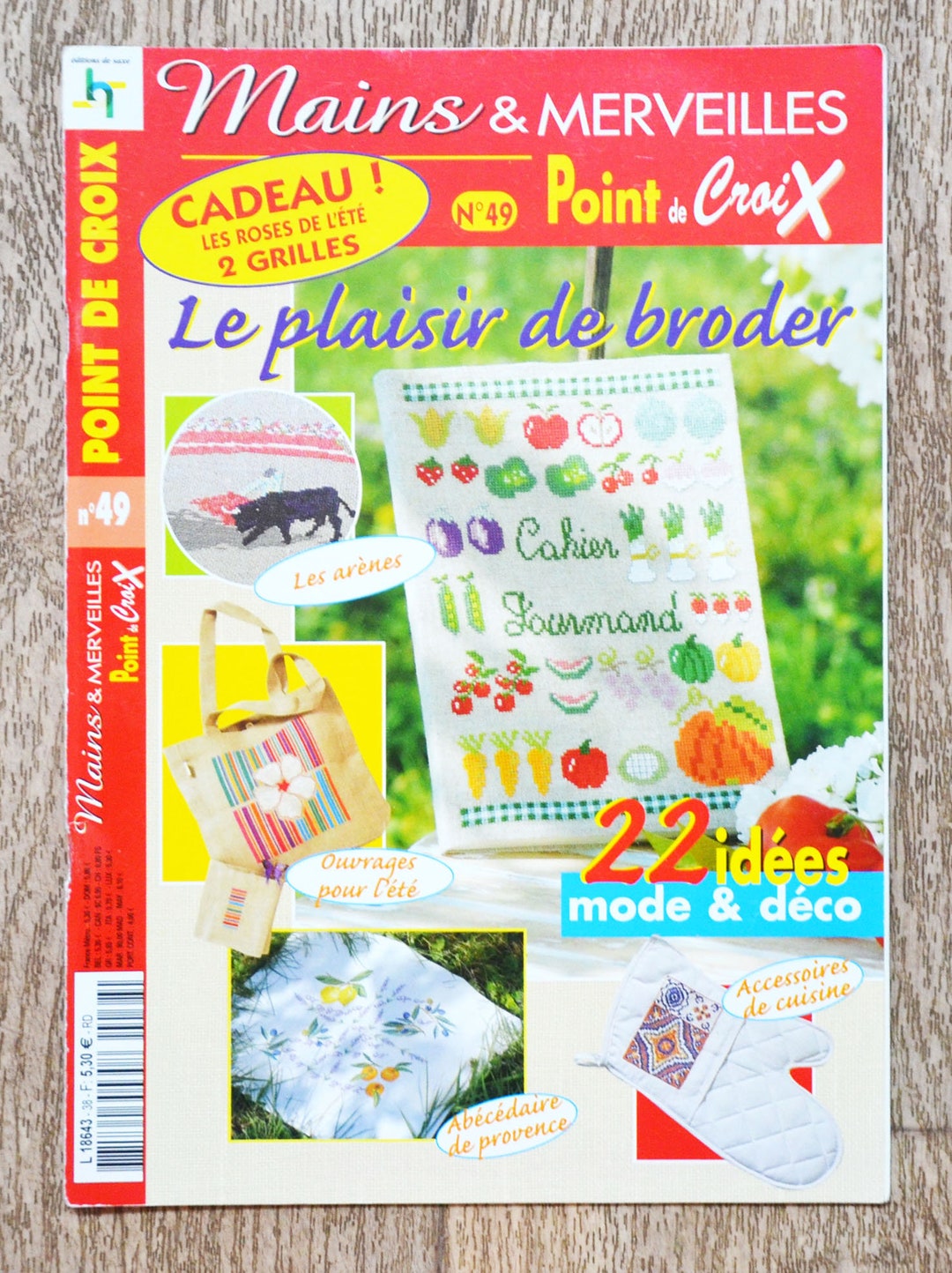 Mains Et Merveilles 49 Magazine, Embroidery Magazine, Cross Stitch ...