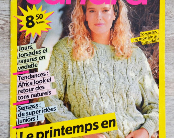 Sandra Knitting Magazine 32 / March 1987, Knitting Catalog, Vintage ...