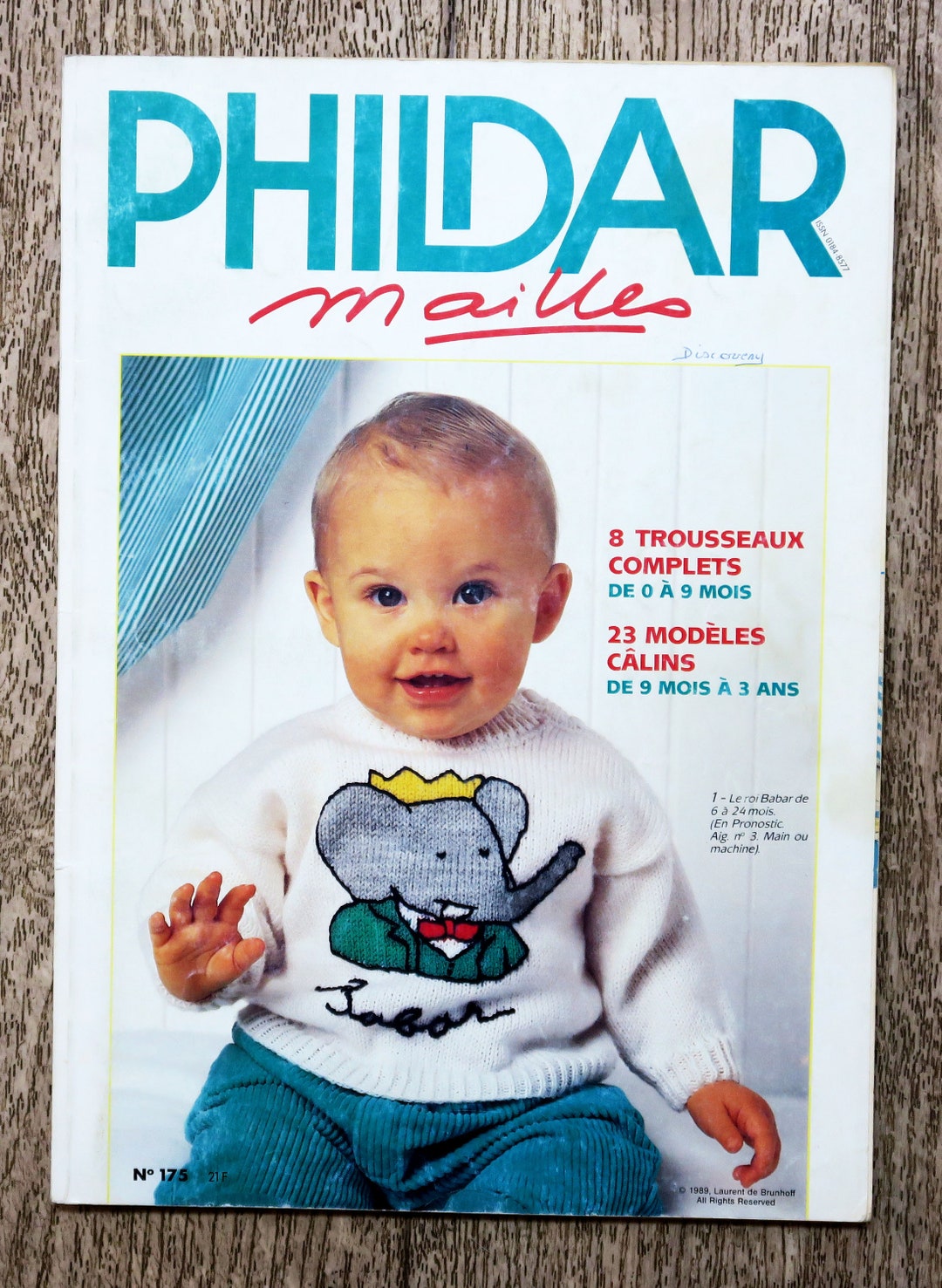 Phildar Mesh Magazine 175 / Children, Phildar Catalog, Knitting Magazine, Vintage Knitting ...