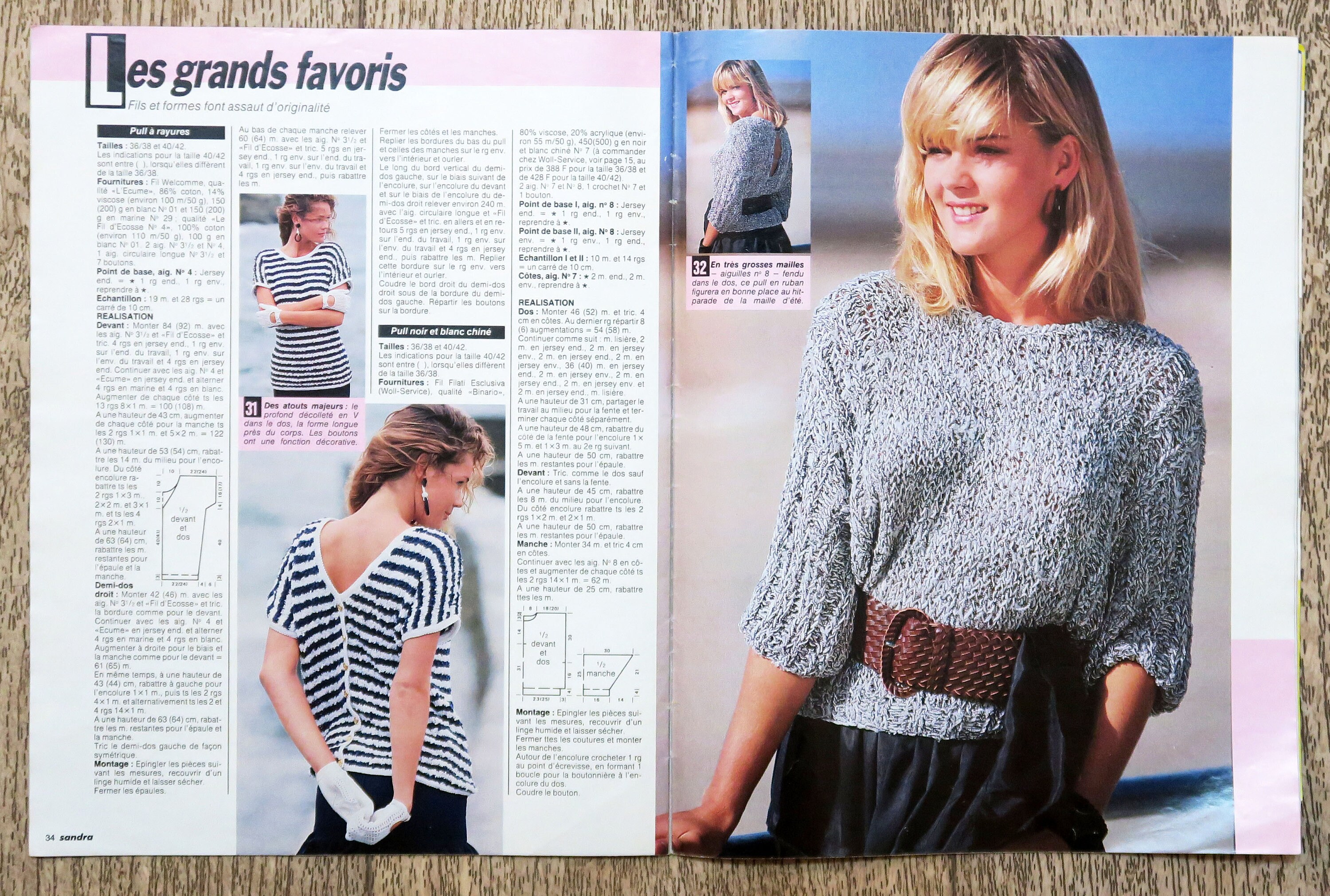 Sandra 46 Knitting Magazine / May 1988, Knitting Magazine, Knitting ...
