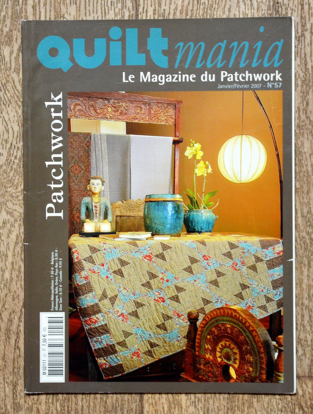 Quiltmania Magazine 57 / January-february 2007, Patchwork Magazine, Sewing Pattern, Patchwork ...