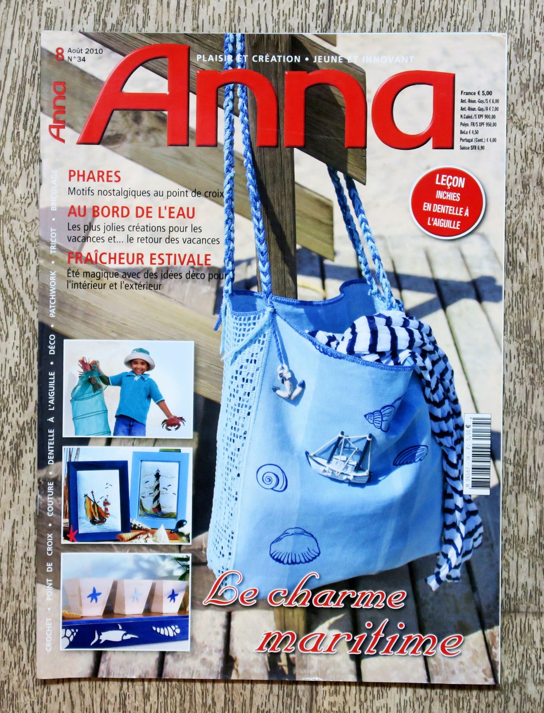 Anna Burda Magazine, Crafts 08/2010, Burda Magazine, Embroidery Pattern ...