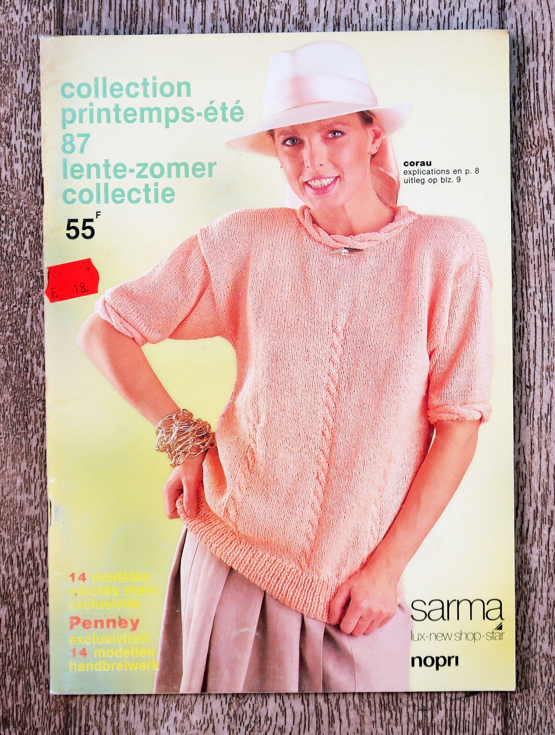 Sarma/nopri Knitting Magazine / Spring-summer 1987, Vintage Knitting ...
