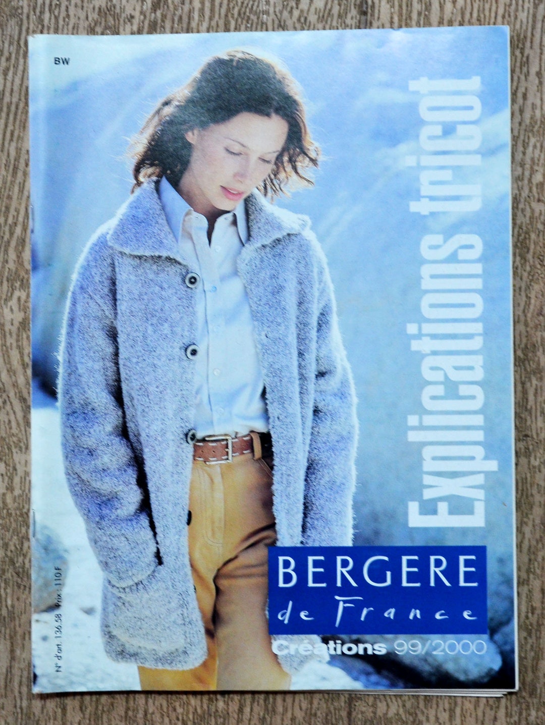 Magazine Explications tricot Bergère de France 1999-2000 - Etsy France