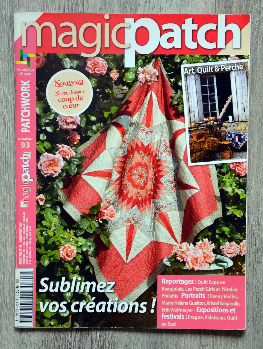 Magic Patch Magazine 93 / Enhance Your Creations, Patchwork Magazine ...