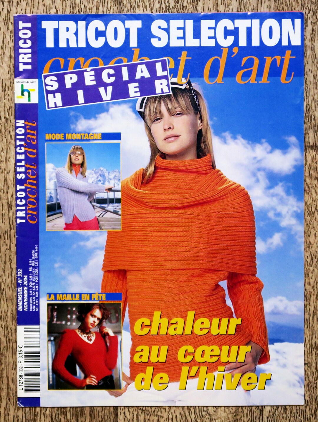 Magazine Tricot Selection / Crochet D'art 332, Knitting Magazine ...
