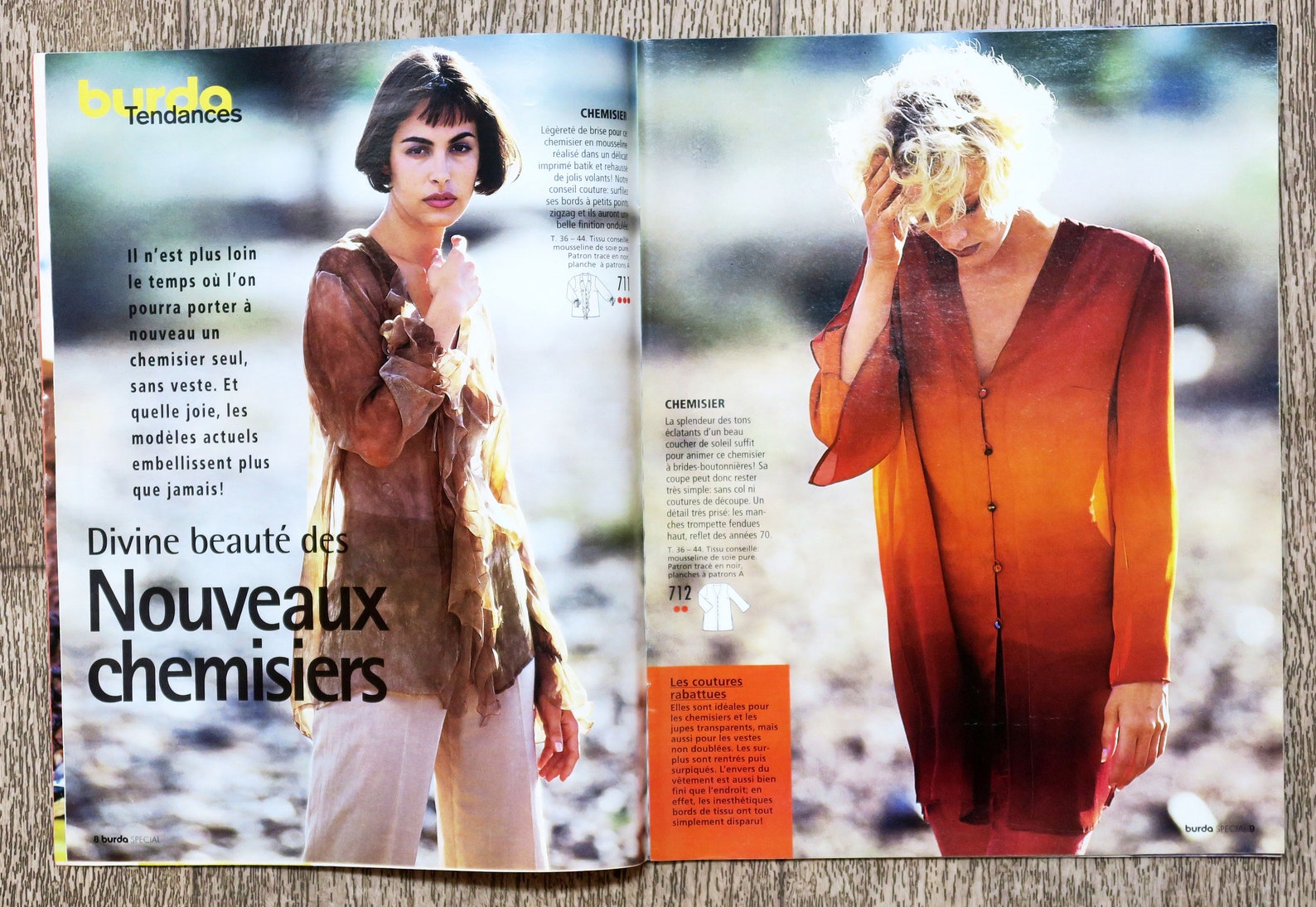 Burda Magazine Special for Blouses, Skirts, Pants E526, Sewing Pattern ...