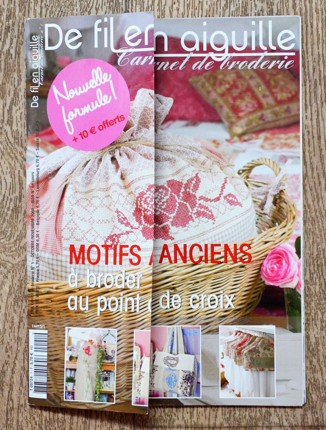 Magazine From Thread to Needle Embroidery Notebook 1 / Old Patterns ...