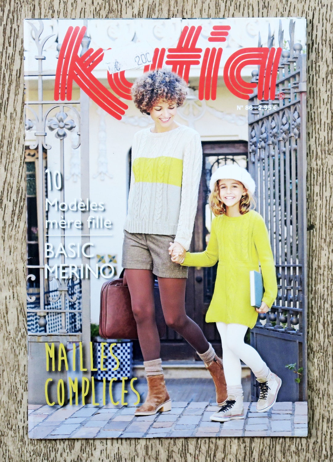 Mini Magazine Katia 86 / 10 Mother-daughter Patterns, Knitting Catalog ...