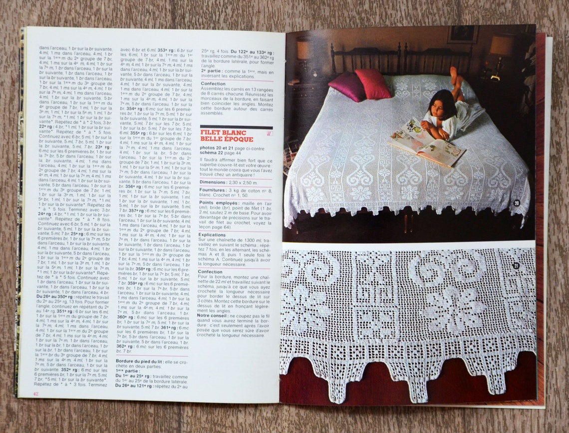 Book the Crochet School 2 / Bedspread, Tablecloths and Cushions ...