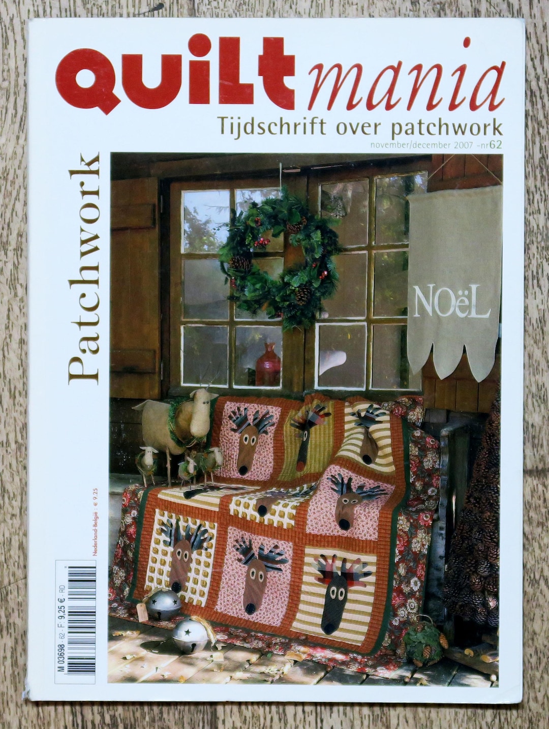 Quiltmania Magazine 62 / November-december 2007, Patchwork Magazine, Sewing Pattern, Patchwork ...