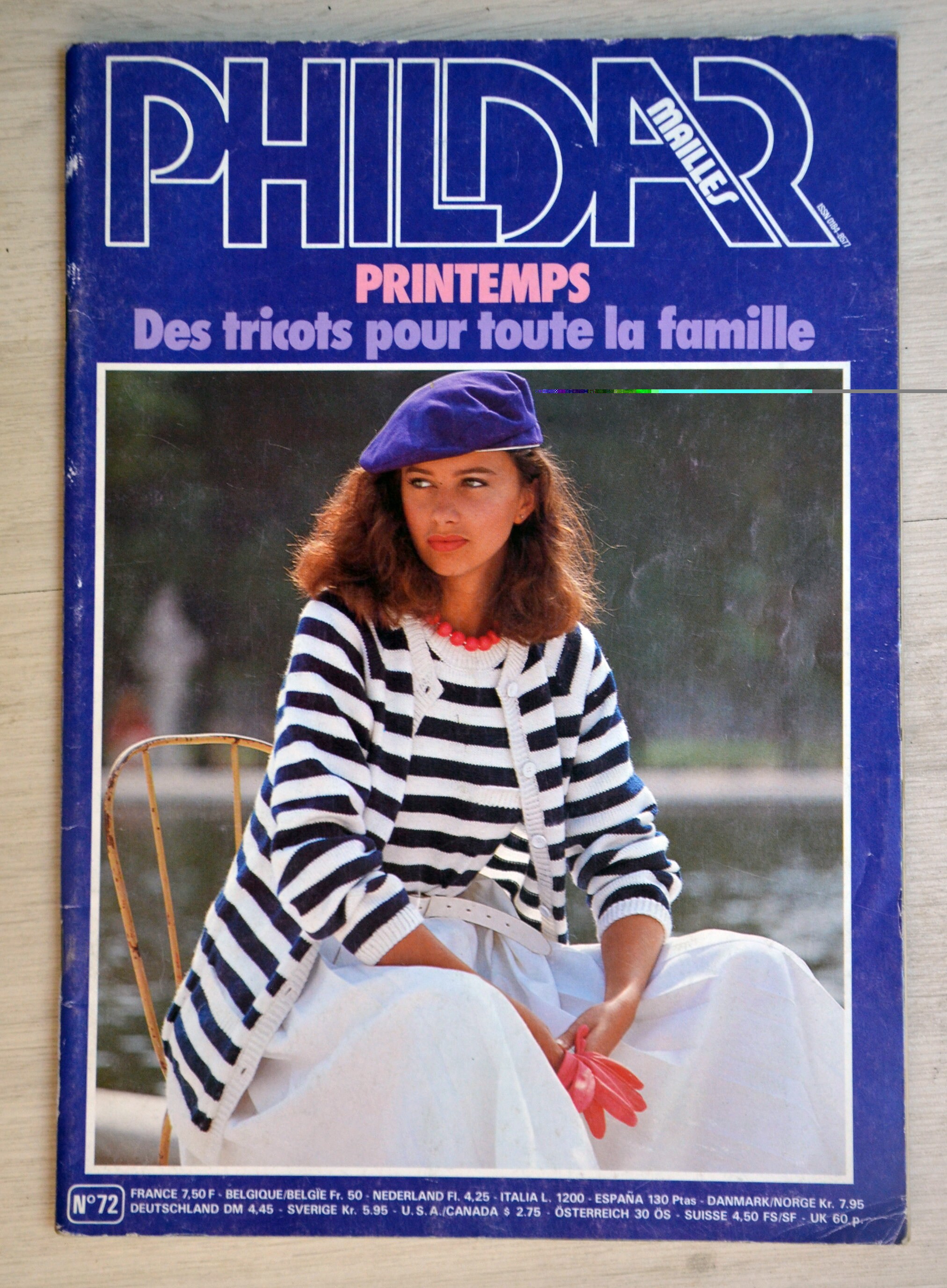 vintage knit child knit Phildar magazine knits 51 Children spring-summer Phildar catalogue ...