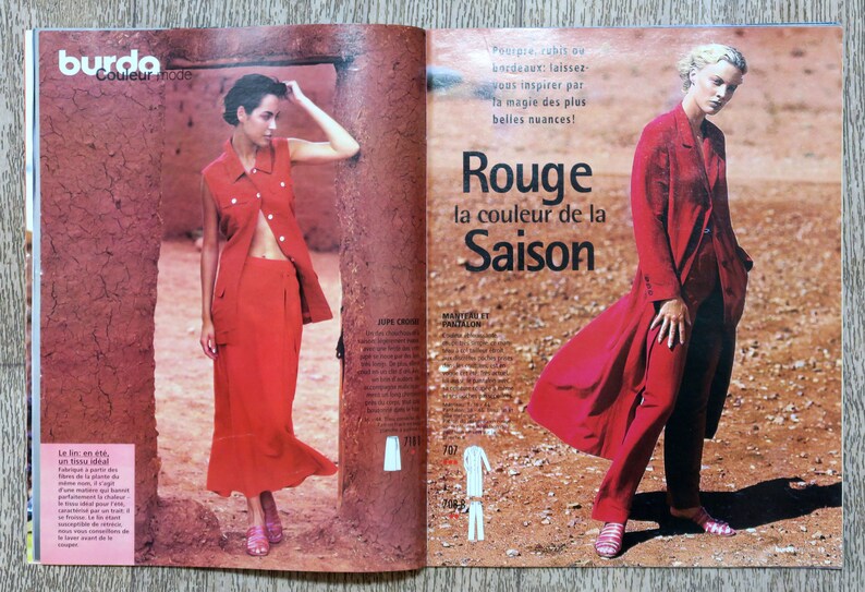 Burda Magazine Special for Blouses, Skirts, Pants E526, Sewing Pattern ...