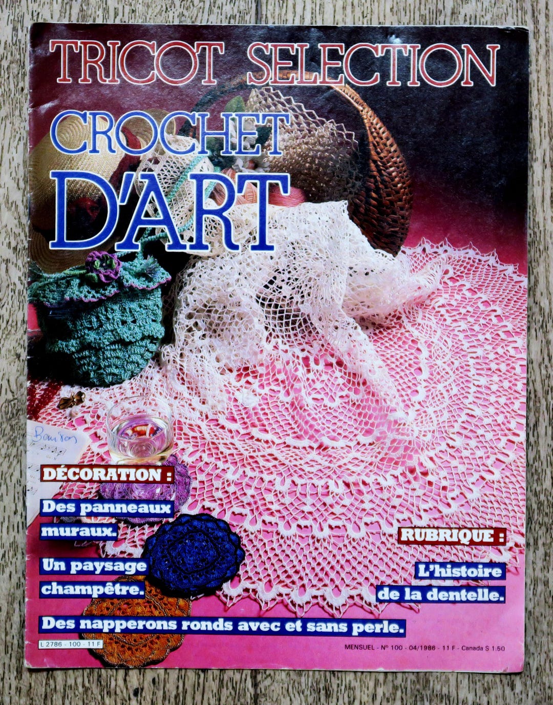 Knitting Magazine Crochet Art Selection 100, Crochet Magazine, Crochet ...