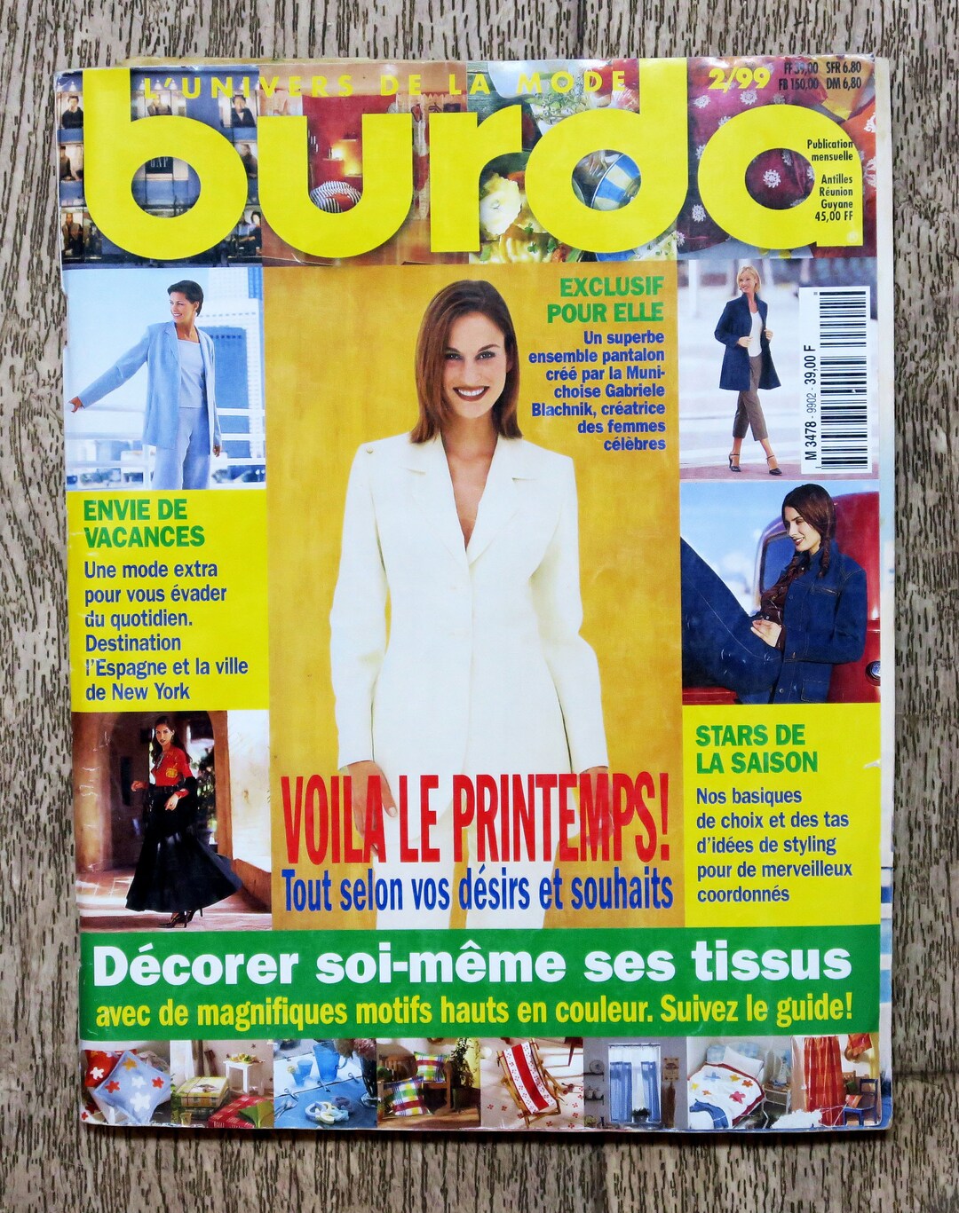 Burda Magazine From February 1999, Sewing Magazine, Sewing Pattern ...